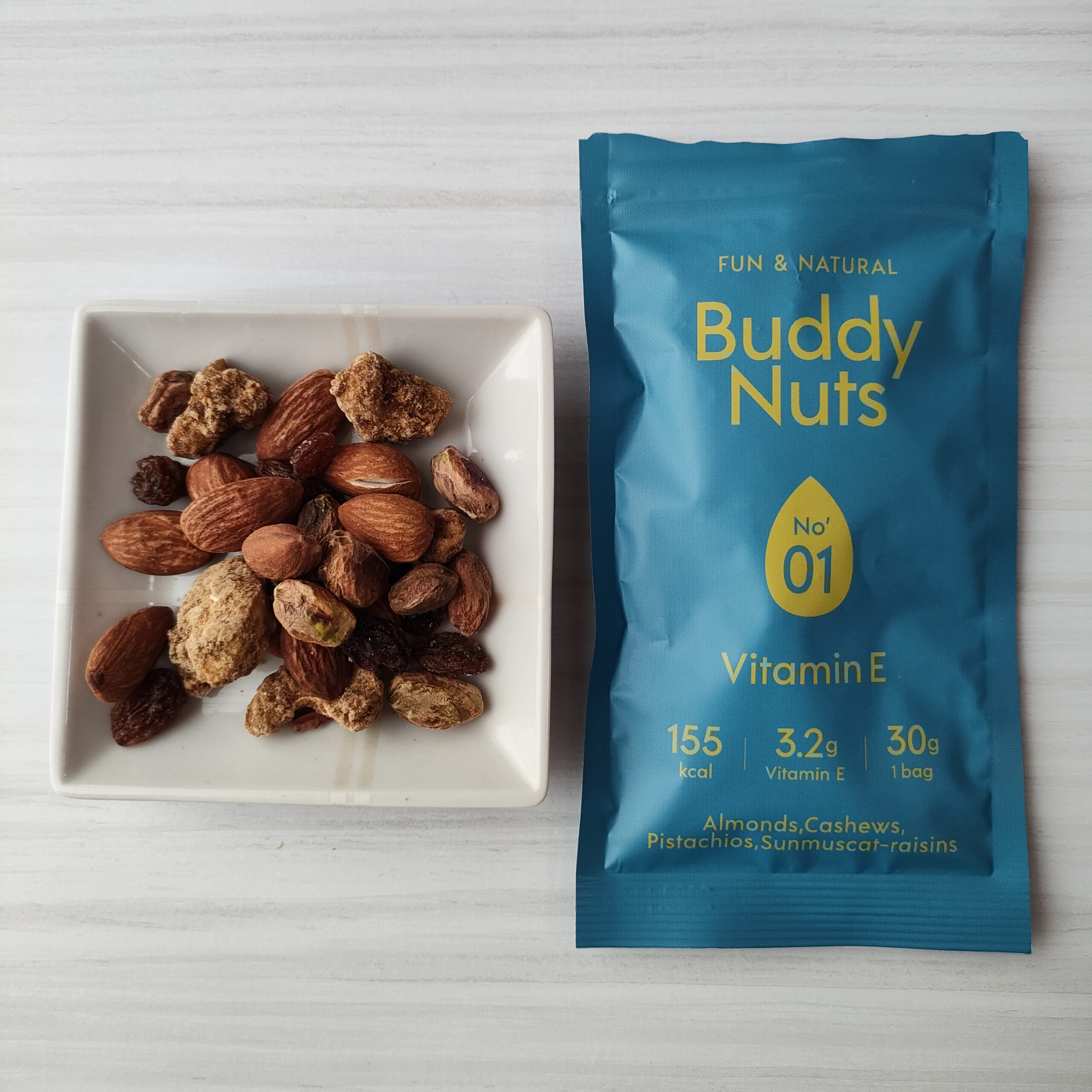 口コミ【BuddyNuts】ヘルシーおやつナッツ4種を食べ比べ - アラフォーずぼら主婦のキレイ日記
